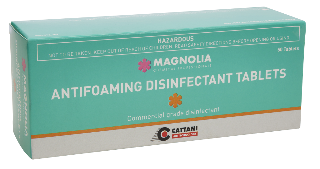 Antifoaming Disinfectant Tablets – Cattani Asia